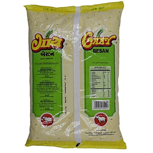 Buy Gaay Chhap Besan Fine 1 Kg Online at the Best Price of Rs 92 ...