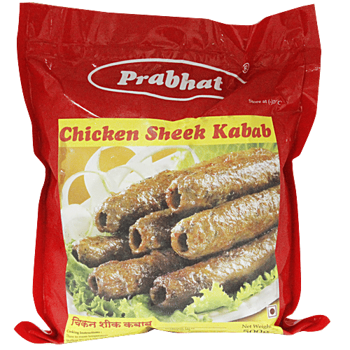 Buy Prabhat Chicken Sheek Kabab 500 Gm Online at the Best Price of Rs ...