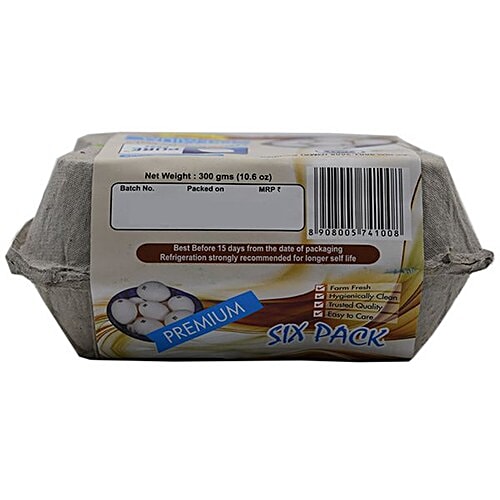 Buy Pure Eggs Premium 6 Pcs Online at the Best Price of Rs 45 - bigbasket