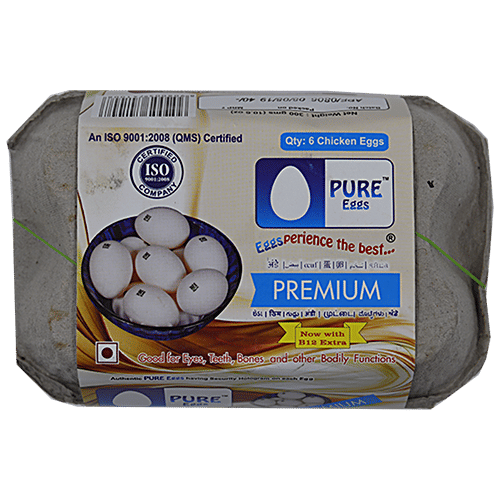 Buy Pure Eggs Premium 6 Pcs Online at the Best Price of Rs 50 - bigbasket