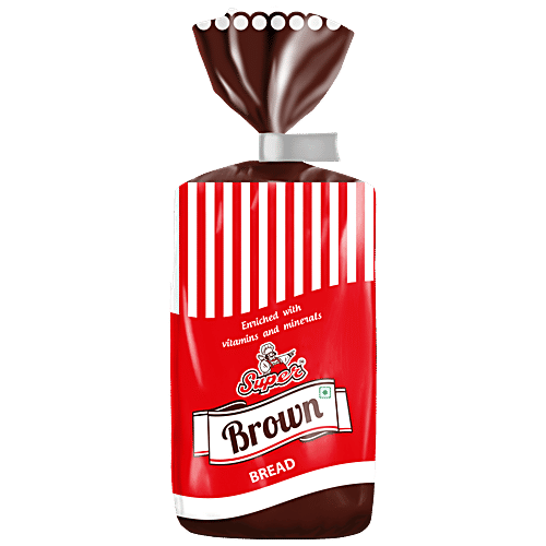 Buy Super Bread Brown 400 Gm Online at the Best Price of Rs 55 - bigbasket