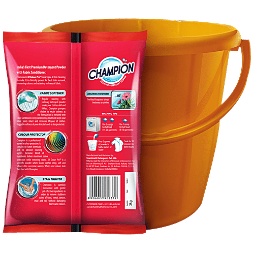 Buy Champion Detergent Powder Premium 3X Colour Pro 3 Kg Online at the ...