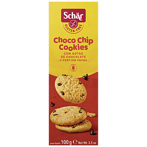 Buy Schar Gluten Free Choco Chip Cookies Online at Best Price of Rs 285 ...