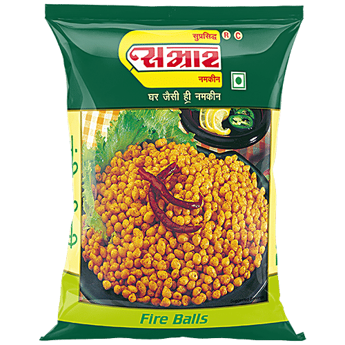 Buy Samrat Bundi Tikhi Namkeen - Fire Balls, Crispy & Spicy, Indian ...