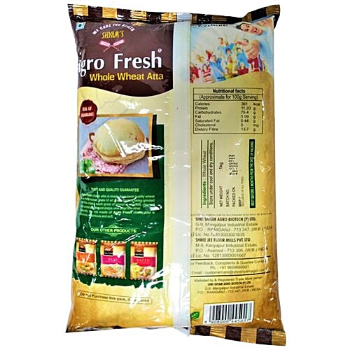 Buy Agro Fresh Atta 1 Kg Online at the Best Price of Rs 40 - bigbasket