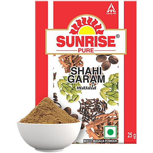 Buy Sunrise Shahi Garam Masala 25 Gm Online at the Best Price of Rs 70 - bigbasket