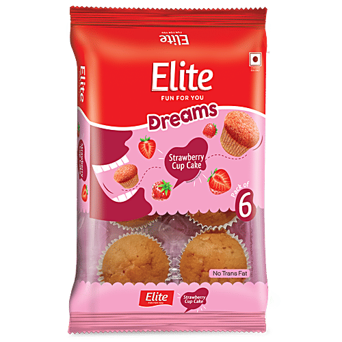 Buy Elite Dreams Cup Cake Strawberry 140 Gm Online at the Best Price of ...