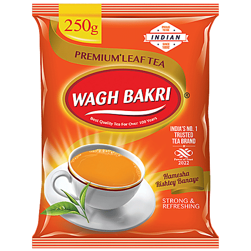 Buy Wagh Bakri Strong & Refreshing Premium Tea - Leaf 250 gm Online at ...