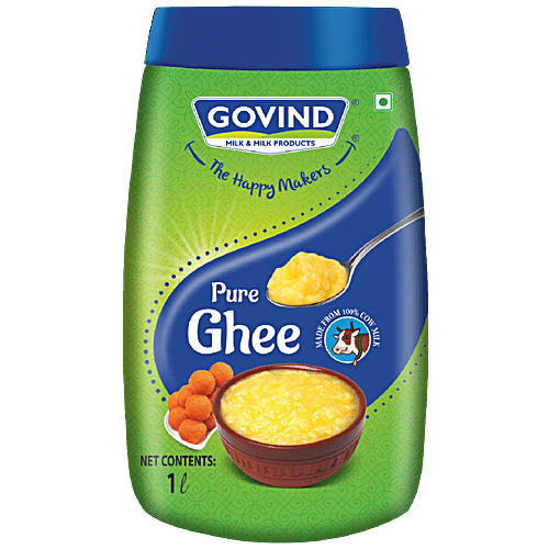 Buy Govind Cow Ghee 1 Ltr Jar Online at the Best Price of Rs 720 ...
