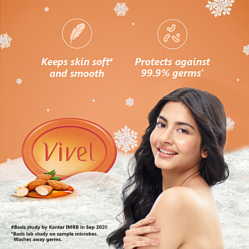 Buy Vivel Pure Almond Oil Soap Online at Best Price of Rs 142 - bigbasket