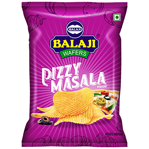 Buy Balaji Wafer Pizzy 40 Gm Online at the Best Price of Rs 10 - bigbasket