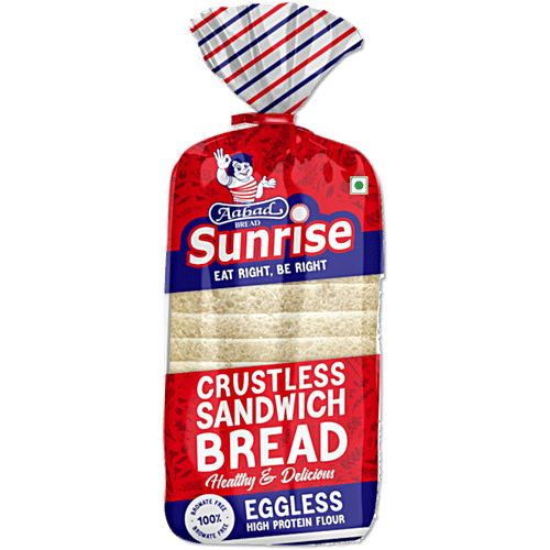 Buy Aabad Bread Sandwich Crustless 300 Gm Online at the Best Price of ...