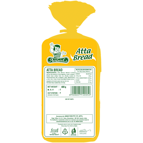Buy Aabad Bread Atta 400 Gm Online at the Best Price - bigbasket