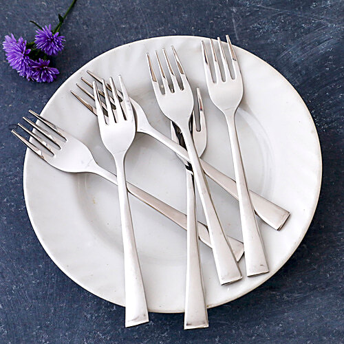 Buy FNS Slimline Stainless Steel - Baby Fork Set, Slbf06H Online at ...