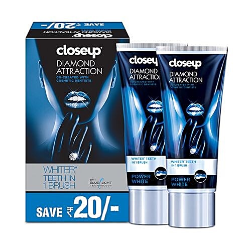 Buy Close Up Toothpaste - Diamond Attraction 100 gm (Pack of 2) Online ...