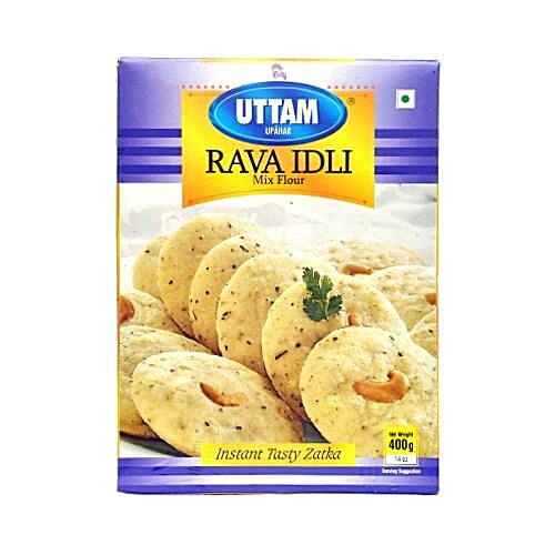 Buy Uttam Instant Mix Rava Idli 400 Gm Online at the Best Price of Rs ...