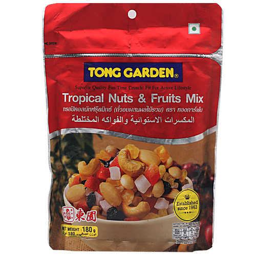 Buy Tong Garden Tropical Nuts And Fruits Mix 180 gm Online at Best ...