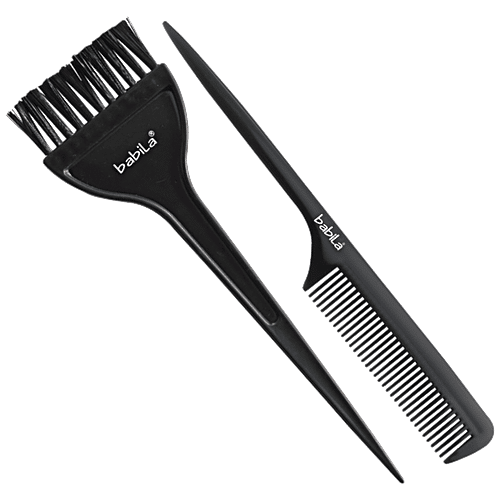 Buy Babila Dye Brush & Comb - DBC-V1TC, Long Handle, Comfortable Grip ...