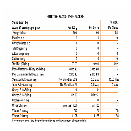 Buy Freedom Rice Bran Oil Physically Refined 1 Ltr Online at the Best ...