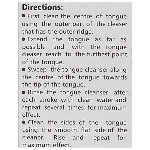 Buy Jlt Tongue Cleaner Mouth Freshness Good Breath Scraper Bathroom 1 ...