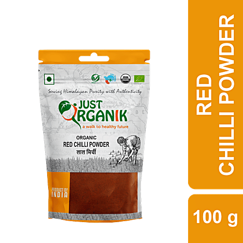Buy Just Organik Powder-RedChilli,Regular Online at Best Price of Rs 65 - bigbasket