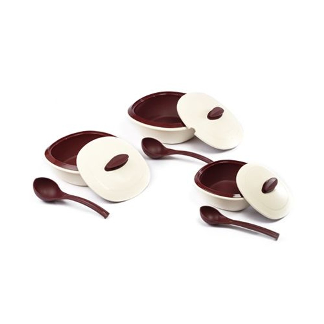 Buy Signoraware Casserole Set - Maroon Online at Best Price of Rs 1290 ...
