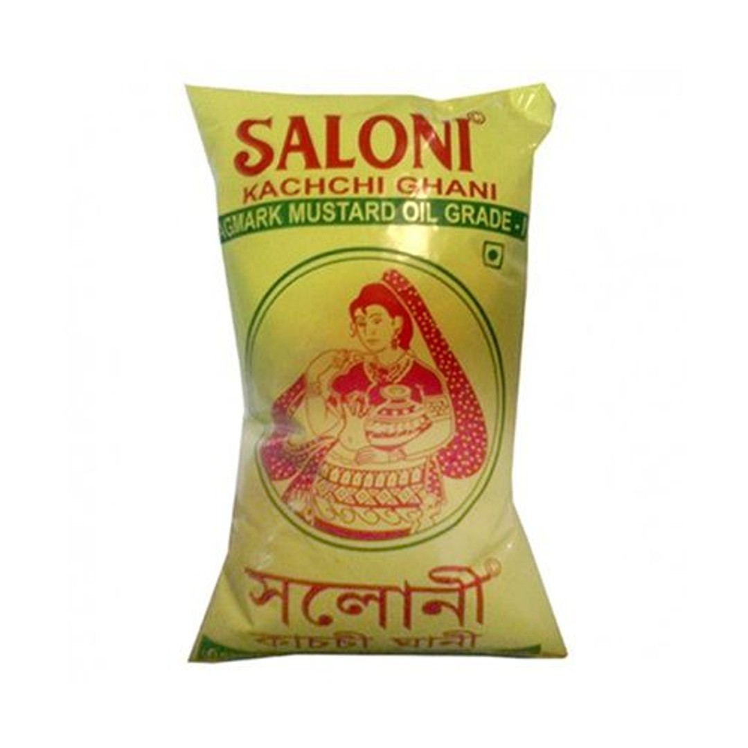 Buy Saloni Kacchi Ghani Mustard Oil Online at Best Price of Rs null ...
