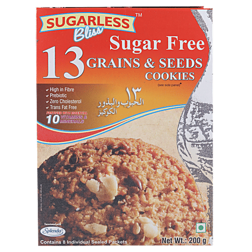 Buy Sugarless Bliss 13 Grains & Seeds Cookies Online at Best Price of ...
