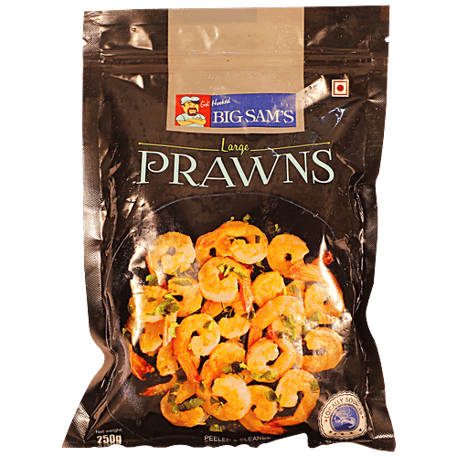 Buy Big Sams's Frozen Prawns - Large Online at Best Price of Rs 345 ...