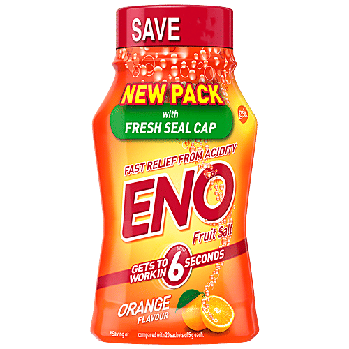 Buy Eno Fruit Salt Orange Flavor 100 Gm Online at the Best Price of Rs ...