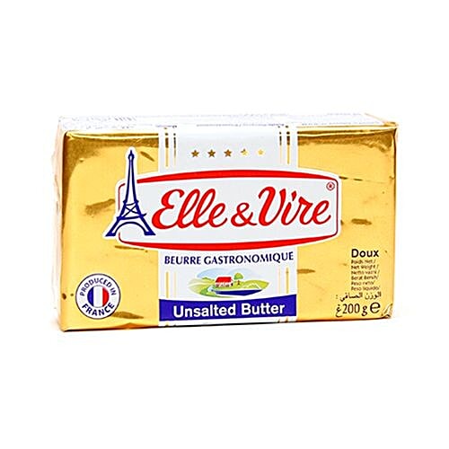 Buy Elle & Vire French Butter - Unsalted Online at Best Price of Rs 375 ...
