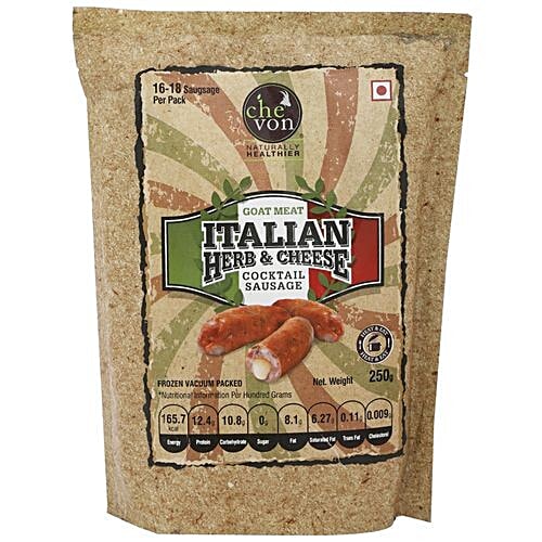 Buy Chevon Goat Meat Italian Herb And Cheese Coctail Sausages 250 Gm ...