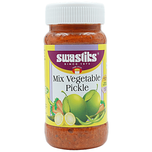 Buy Swastiks Pickle - Mix Vegetable Online at Best Price of Rs 50 ...