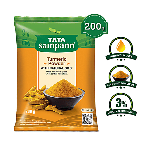 Buy Tata Sampann Powder - Turmeric 200 gm Online at Best Price. of Rs ...