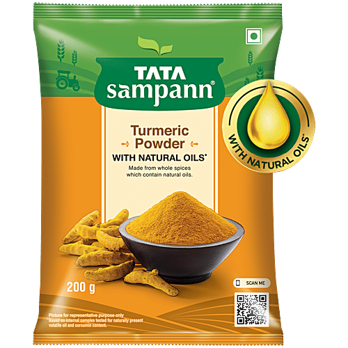 Buy Tata Sampann Powder - Turmeric 200 gm Online at Best Price. of Rs ...