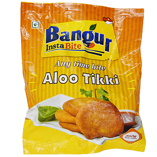 Buy Bangur Frozen Insta Bite Aloo Tikki 360 Gm Online at the Best Price ...