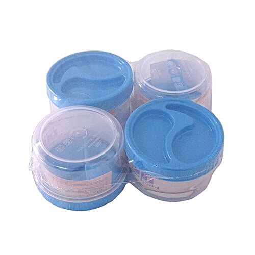 Buy Suvidha Plain Container - Blue, 250 ml Pack of 4 Online at ...