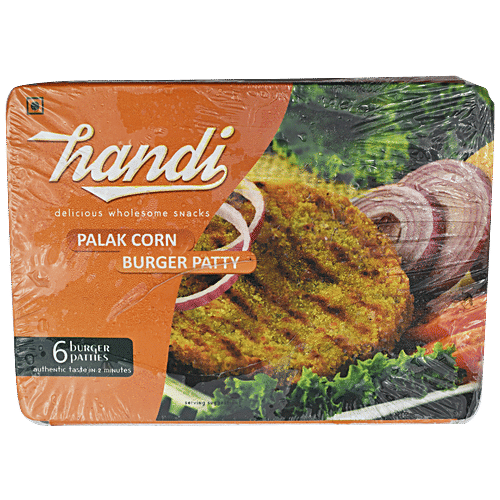 Buy Handi Frozen Palak Corn Burger Patty 360 Gm Online at the Best ...