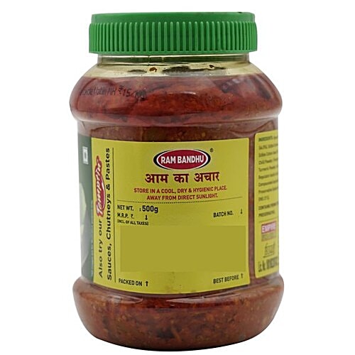 Buy Rambandhu Pickle Mango 500 Gm Online at the Best Price of Rs 115 ...