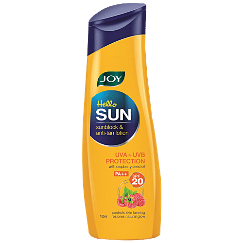 Buy Joy Hello Sun SunBlock & Anti-Tan Lotion SPF20 Online at Best Price ...