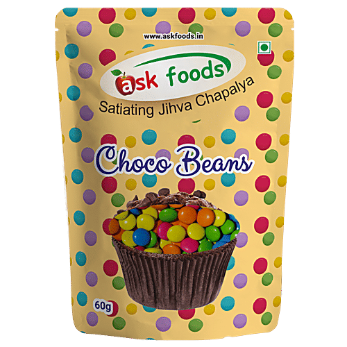 Buy Ask Foods Choco Beans 60 Gm Online At Best Price of Rs 40 - bigbasket