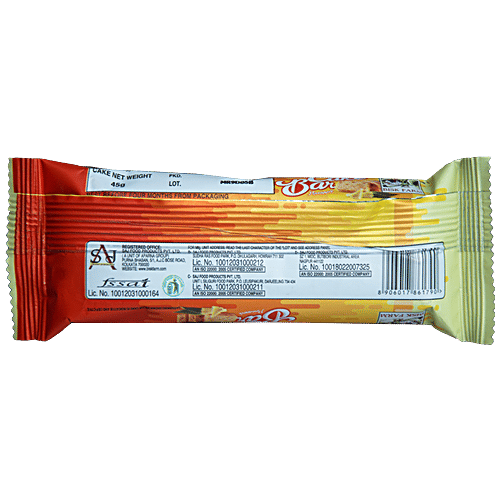 Buy Bisk Farm Cake Bar - Pineapple 45 gm Online at Best Price. - bigbasket