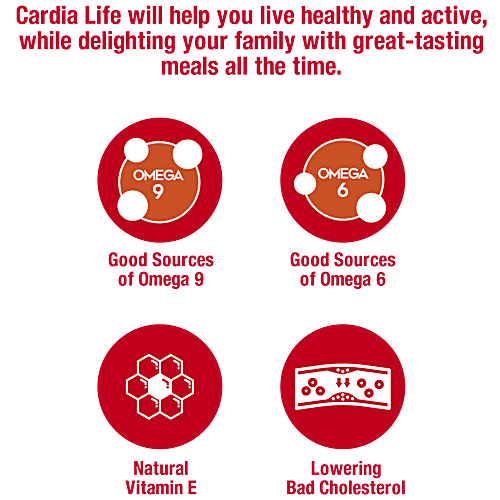 Buy Cardia Life Blended Oil 1 Ltr Pouch Online at the Best Price of Rs ...