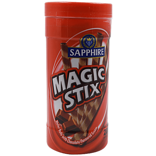 Buy Sapphire Magic Stix Wafer Rolls Chocolate Flavoured Cream 200 Gm ...
