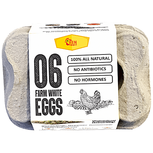Buy Hen Fruit Eggs White 6 Pcs Online at the Best Price of Rs 74.87 ...