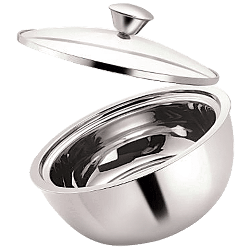 Buy Nanonine Ss Insulated Casserole Serving Gravy Pot Small 1 Ltr ...