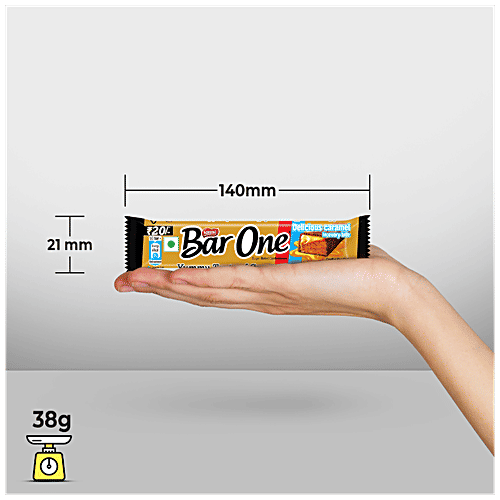 Nestle Chocolate Bar - Bar One, Nougat & Caramel Filled, 38 g of Rs 20 ...