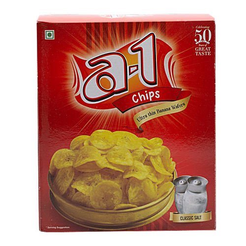 Buy A-1 Chips Ultra Thin Banana Wafers - Classic Salt Online at Best ...