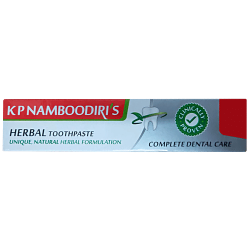 Buy Kp Namboodiris Tooth Paste Herbal 40 Gm Online At Best Price of Rs ...