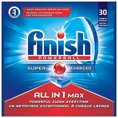 Buy Finish Detergent Washing Tablets - All In 1, Max Powerball Online ...